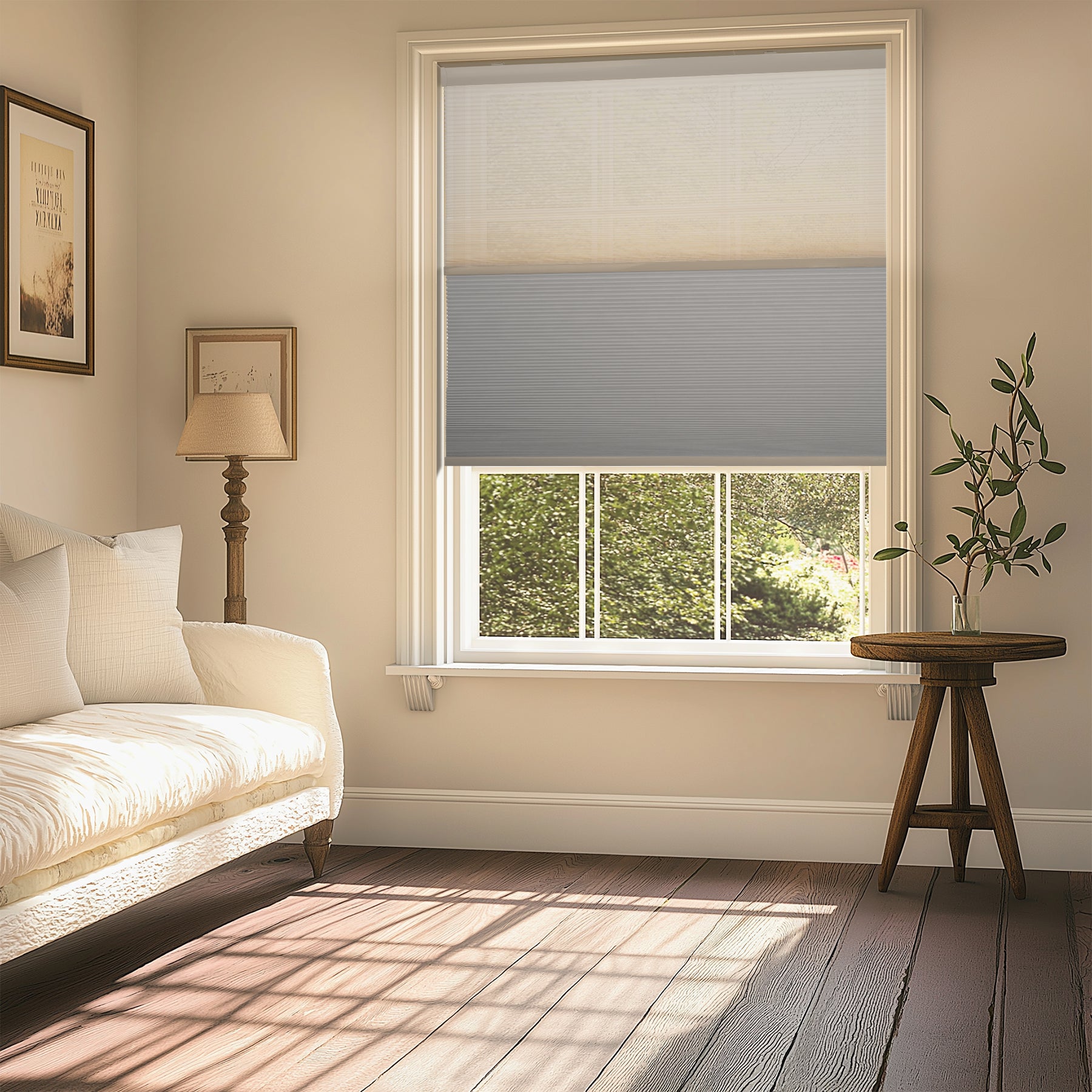 Motorized Day and Night Cellular Shades | Hestia Blinds